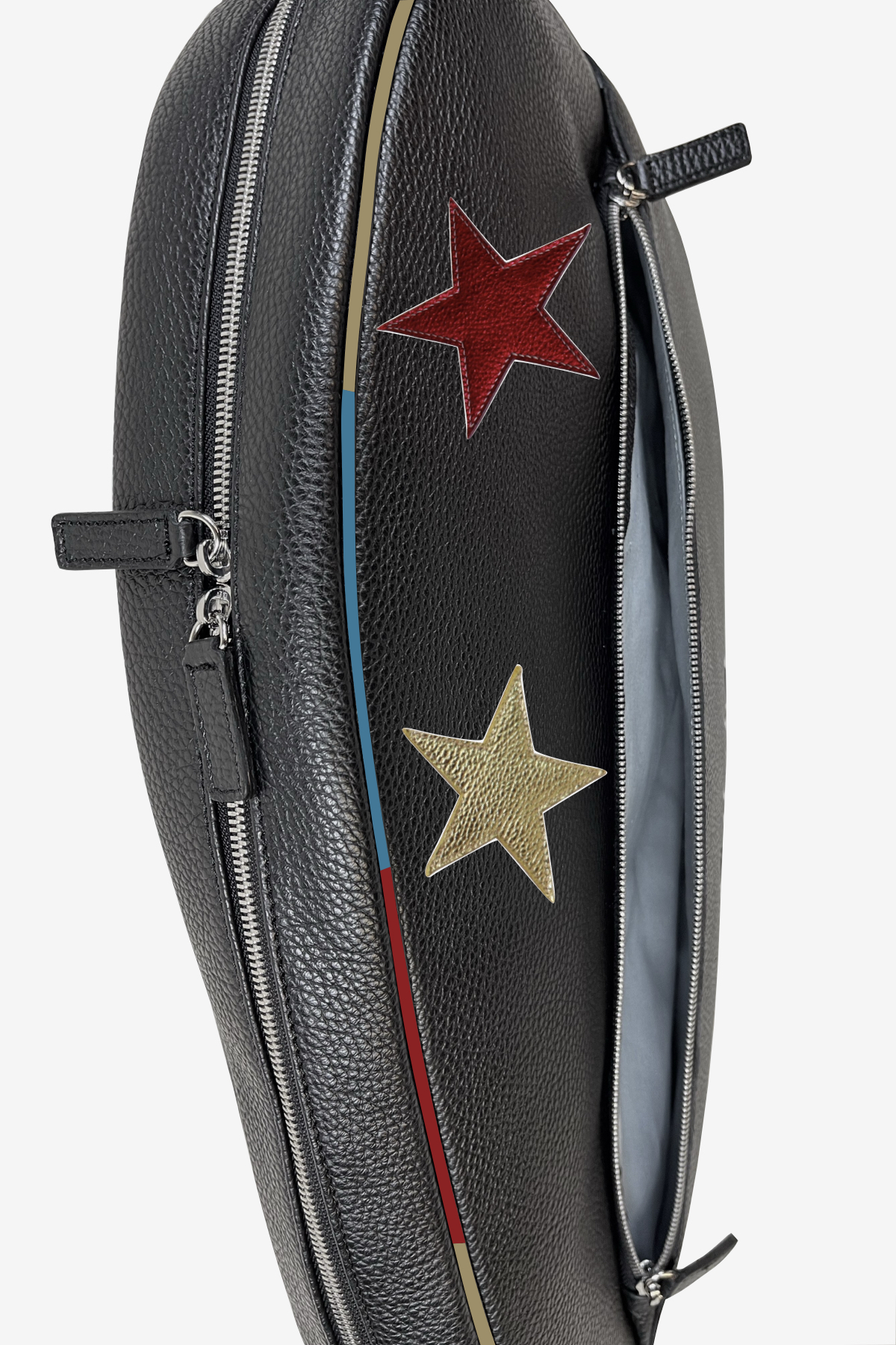 Stars Leather Padel & Pickleball Bag - Made in Italy, Terrida Waterproof
